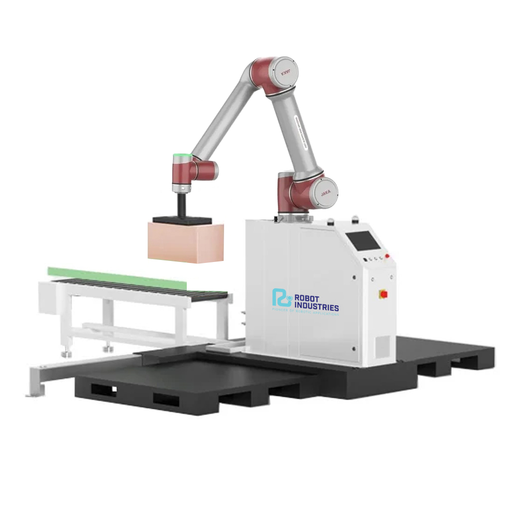 RI Jaka Collaborative palletizer cell | robotindustries.com